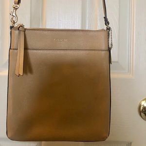 Coach | Bags | Coach Tan Leather Crossbody Bag | Poshmark